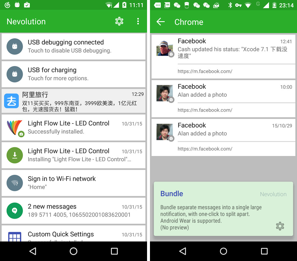 Nevolution, lo nuevo del creador de Greenify te permite evolucionar las notificaciones de Android