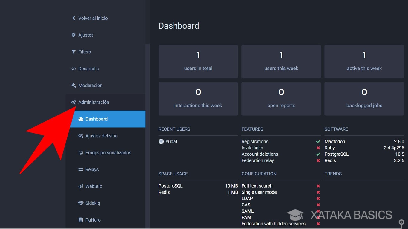 Cómo crear y configurar tu propia instancia de Mastodon