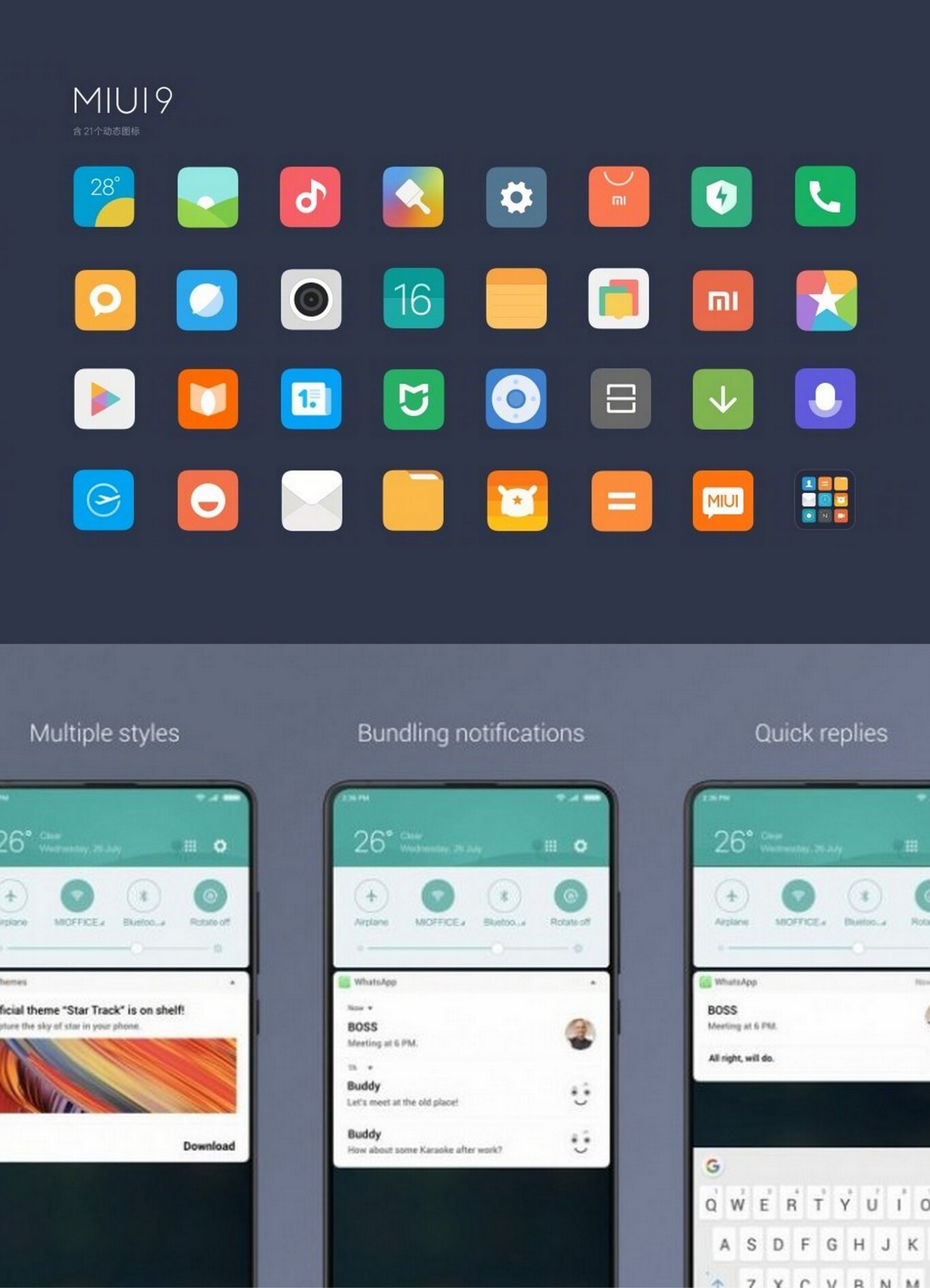 Así ha evolucionado el diseño de MIUI, del primero al último