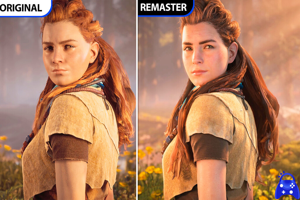 Esta comparativa de Horizon Zero Dawn Remastered con el original de ...