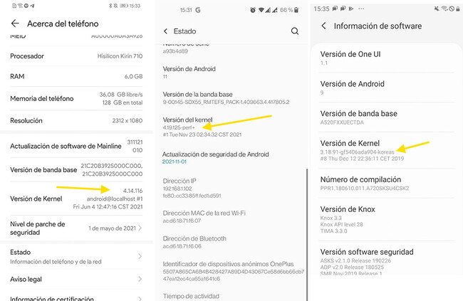 Qué es el kernel de un movil Android y cómo saber qué versión tienes