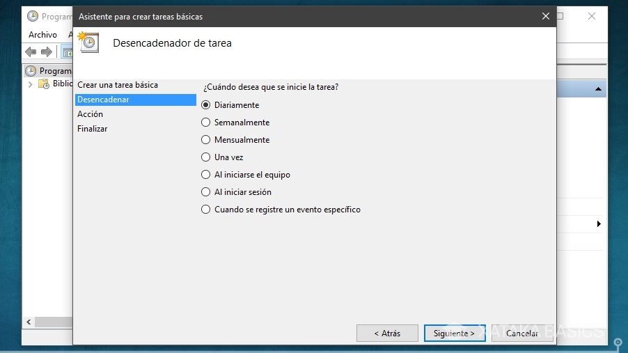 Cómo programar el apagado automático en Windows 10
