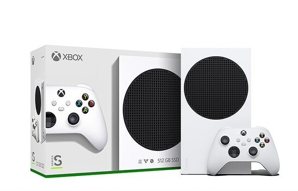 Este es el diseño de la caja donde viene la Xbox Series S. Y es tan ...