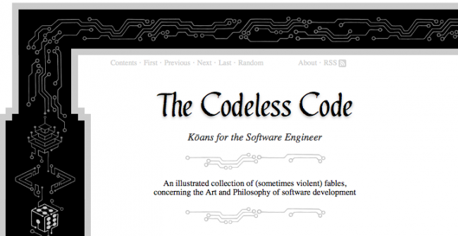 The Codeless Code, conceptos de programación explicados con Kōans