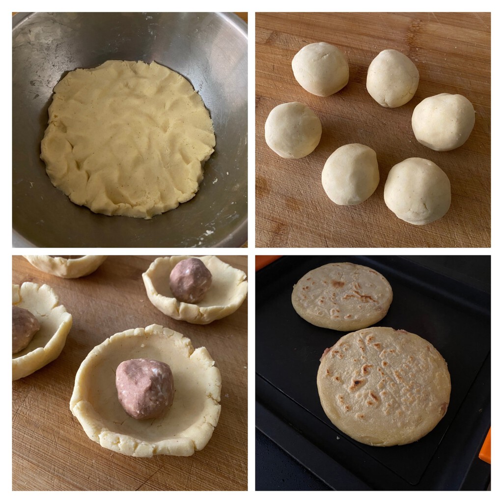 Pupusas salvadoreñas, receta de cocina tradicional de El Salvador fácil ...