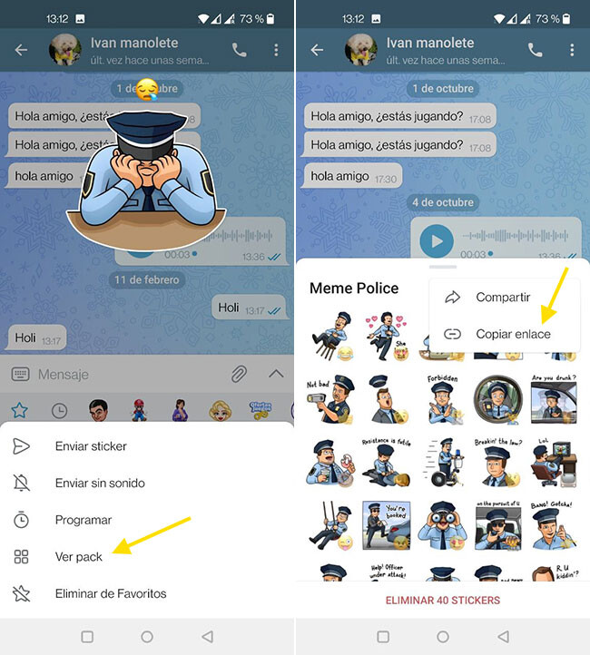 Cómo usar los stickers de Telegram en WhatsApp de la forma más rápida y ...