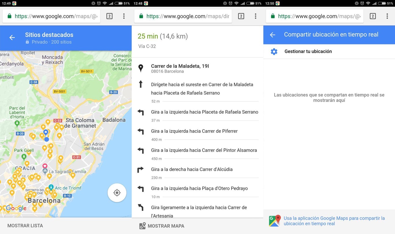 Google Maps GO: así es la versión ultraligera de los mapas de Google