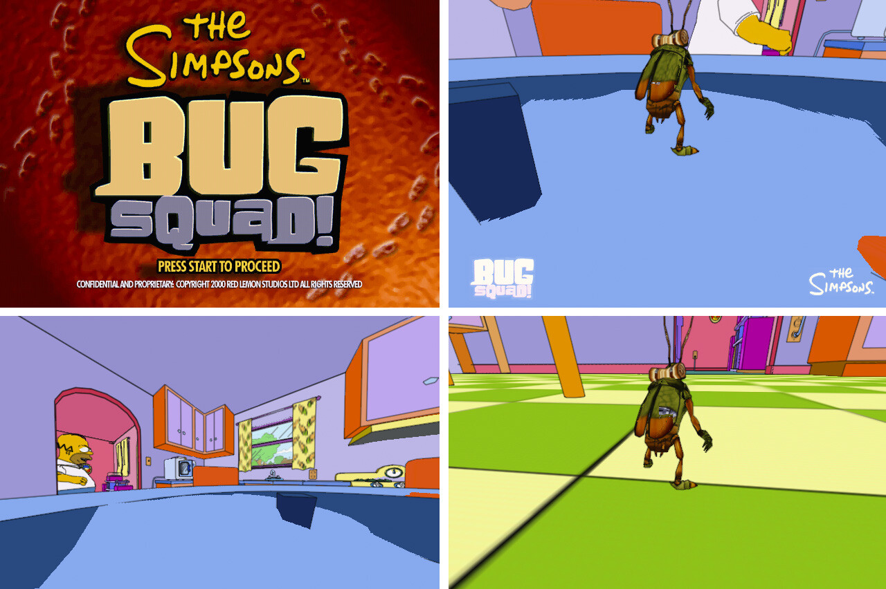 The Simpsons Bug Squad, el vídeo del prototipo perdido de Dreamcast que ...