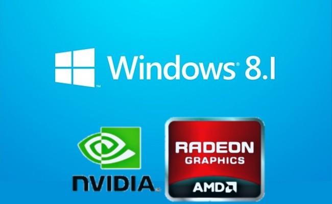 AMD y NVIDIA actualizan sus drivers gráficos para Windows 8.1 Preview