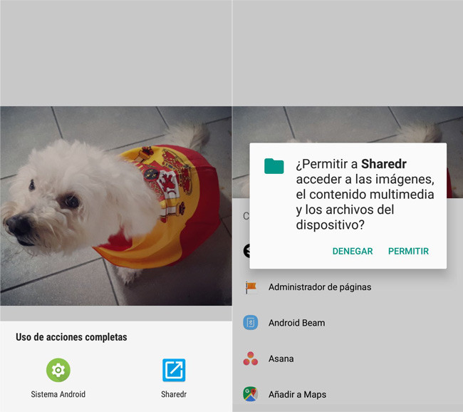 Sharedr, una app que reemplaza el menú Compartir de Android con una ...