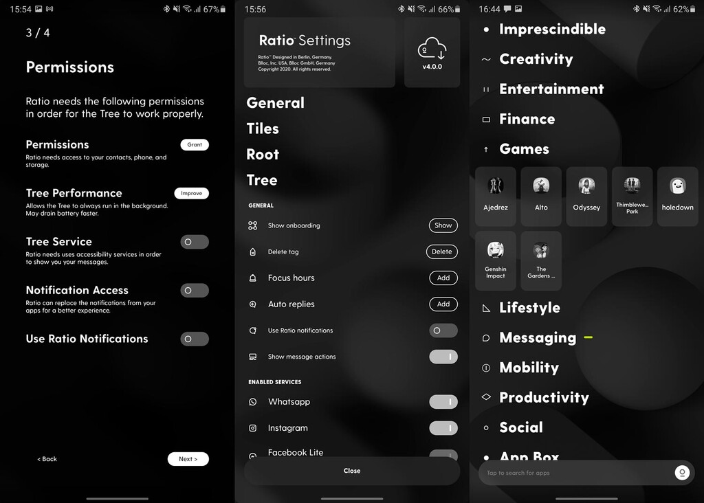 Ratio: minimalismo al extremo en un launcher súper personalizable