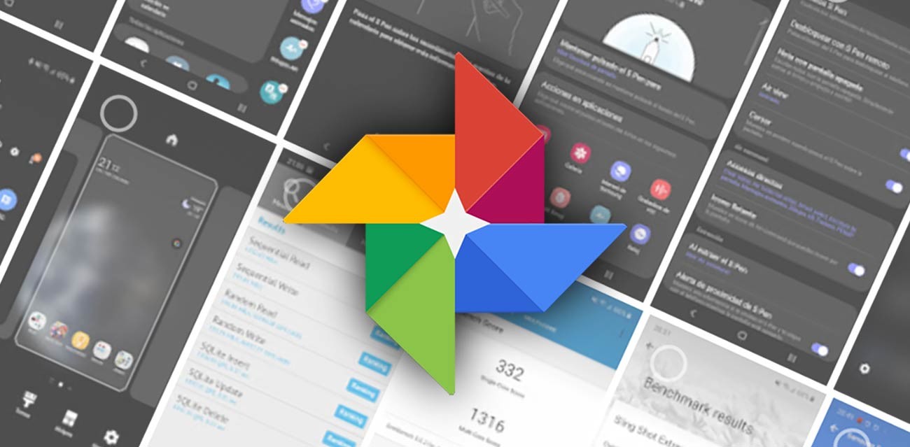 La nueva interfaz de Google Fotos se carga el menú de opciones y cambia ...