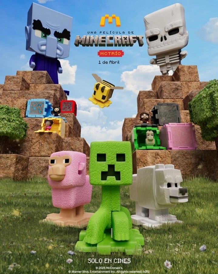 El universo de Minecraft llega a McDonald’s con nostálgica colección de ...
