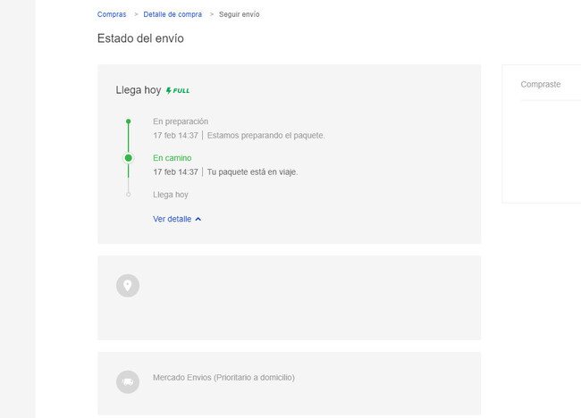Cómo seguir un envío de Mercado Libre desde la web y el celular