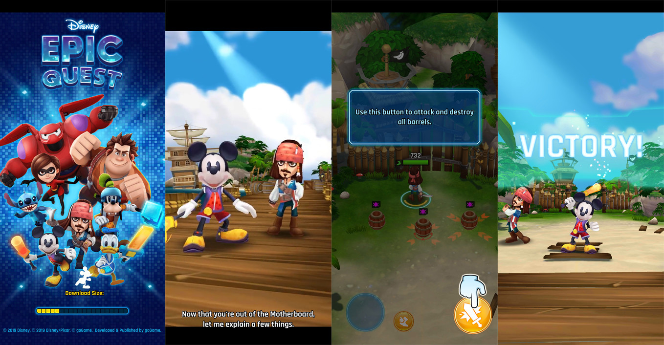 Así es Disney Epic Quest, el nuevo juego de Disney para Android que ...