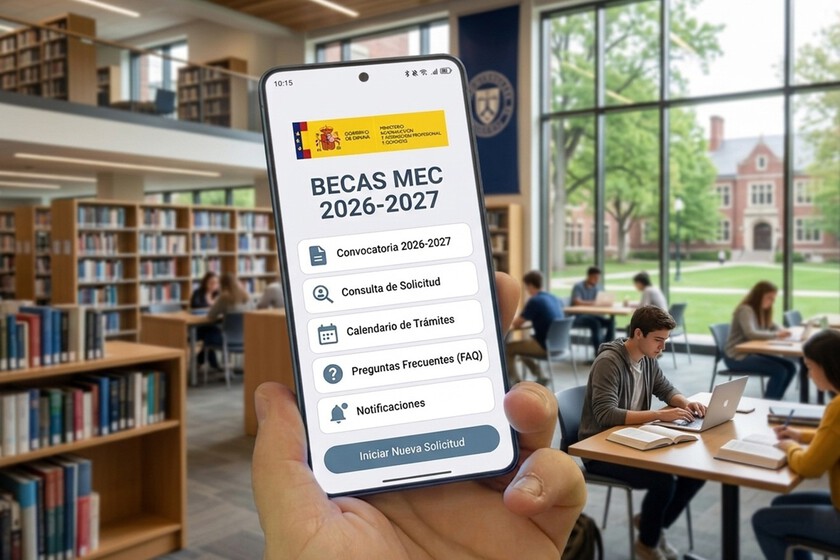 Ya puedes solicitar la Beca MEC 2026-2027: desde el móvil y sin aportar ...