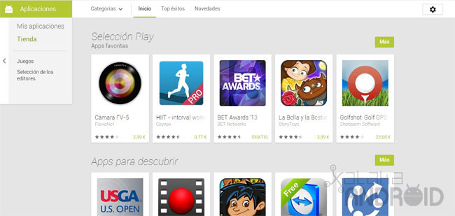 Google Play Store, todas las novedades de su nueva versión web