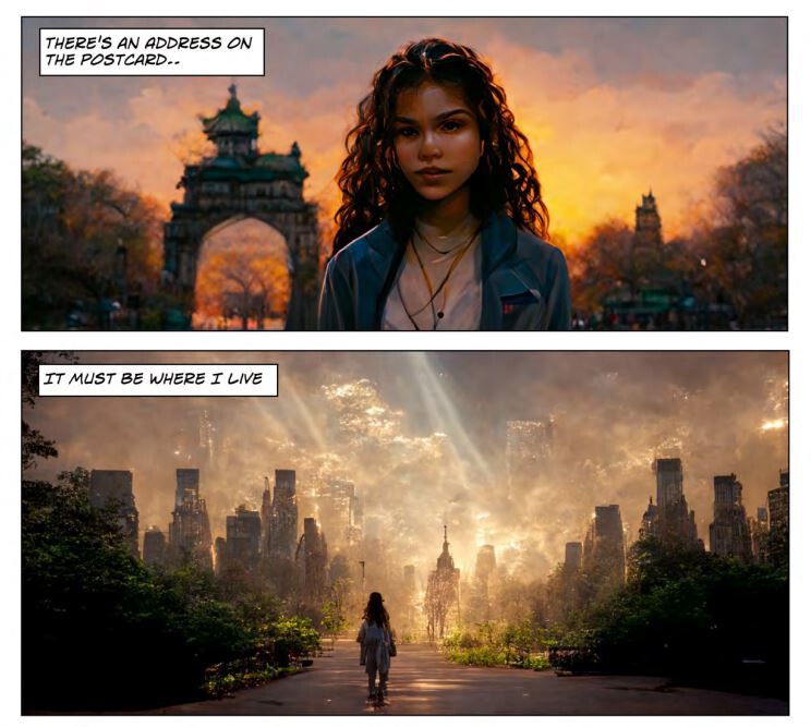 Así es el primer cómic creado con inteligencia artificial y con ...