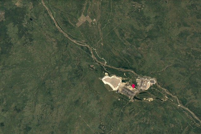 La expansión de una mina y de su entorno a lo largo de 30 años ...