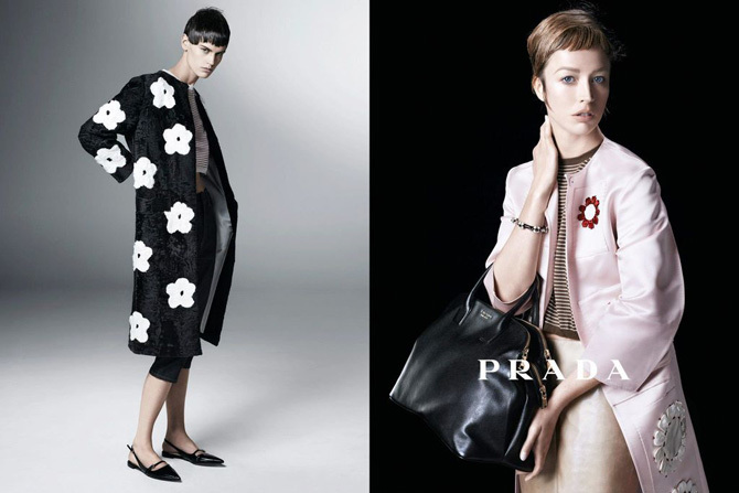 Prada tiene a las mejores modelos, al mejor fotógrafo y la campaña más ...