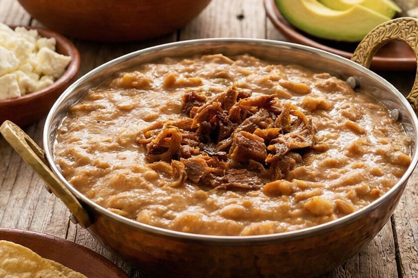 Frijoles puercos con chorizo: la receta con 1 kilo de frijoles que no ...