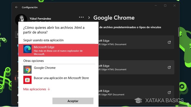 Cómo cambiar el navegador por defecto en Windows 11
