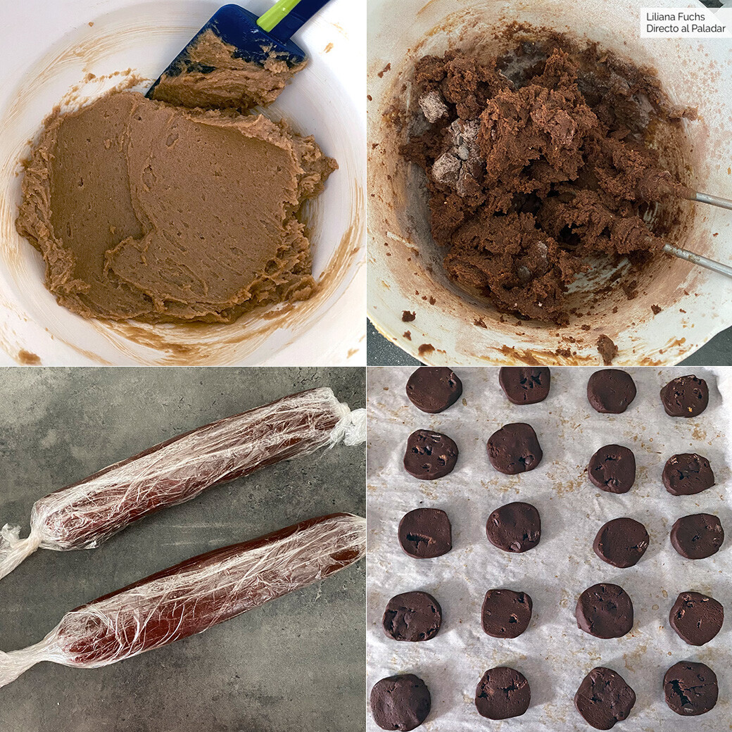 Recette de biscuits au chocolat et à l’orange avec des fleurs d ...