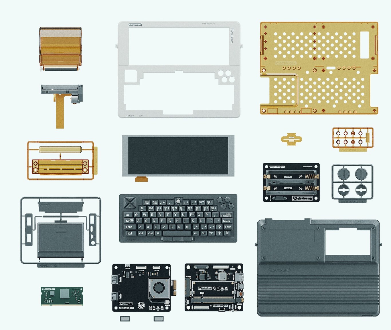 El Clockwork DevTerm es un espectacular mini PC basado en una Raspberry ...