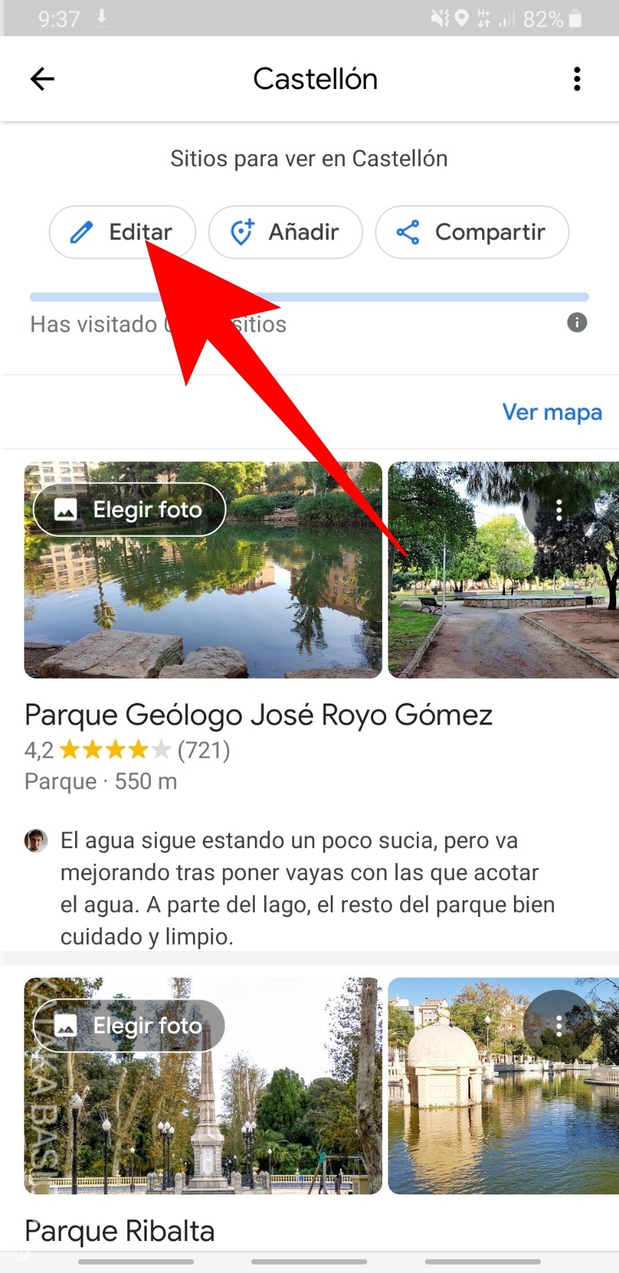 Listas de Google Maps: qué son, cómo crearlas y cómo editarlas