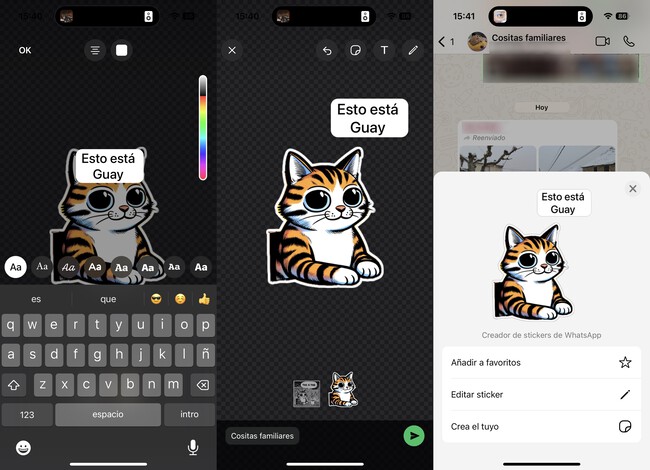 WhatsApp por fin permitirá hacer y editar stickers directamente en el ...
