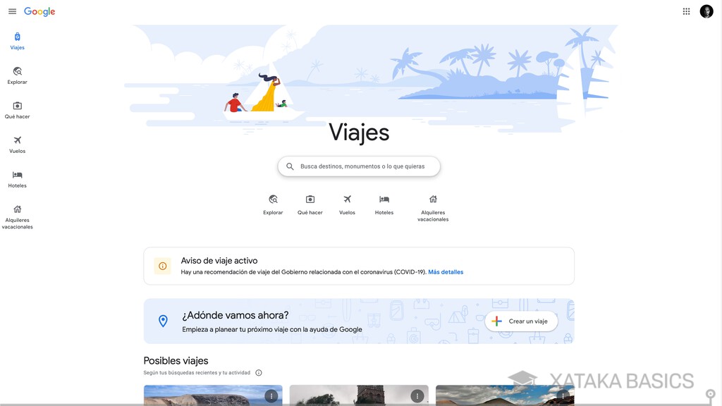 Google Viajes: qué es, qué puedes hacer con él y cómo instalarlo en el ...