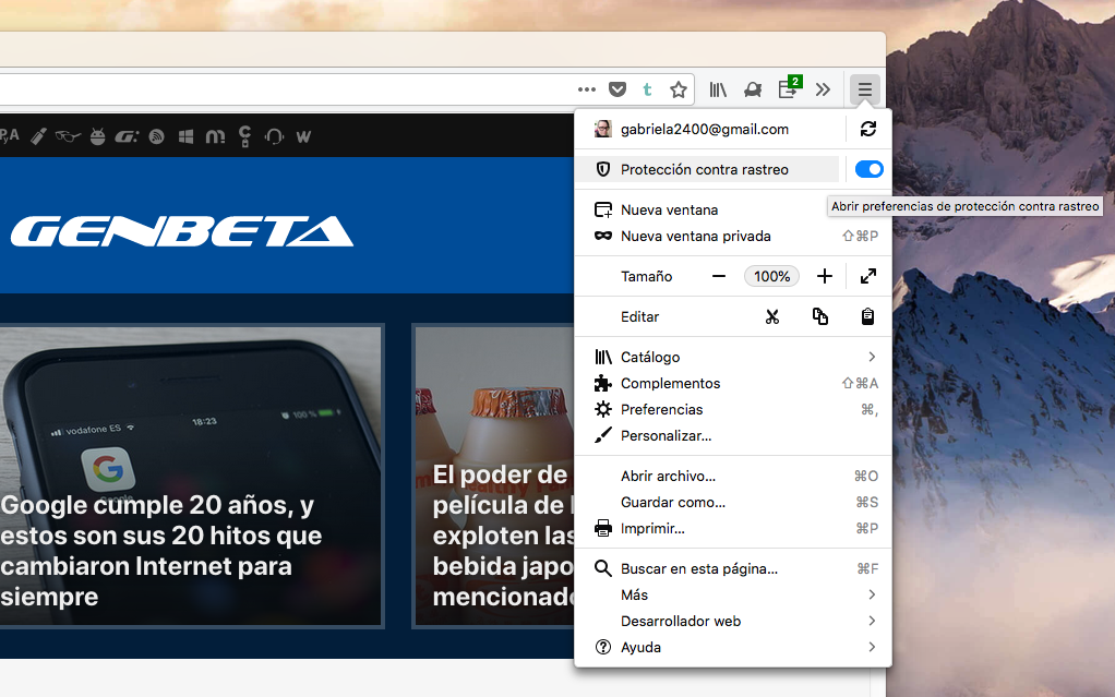 Ya puedes descargar Firefox 62, el Firefox anti-rastreo