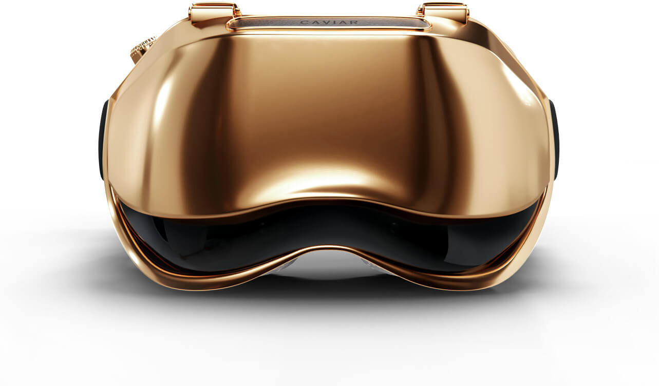 Aparecen unas Apple Vision Pro cubiertas con oro de 18 kilates por 39. ...