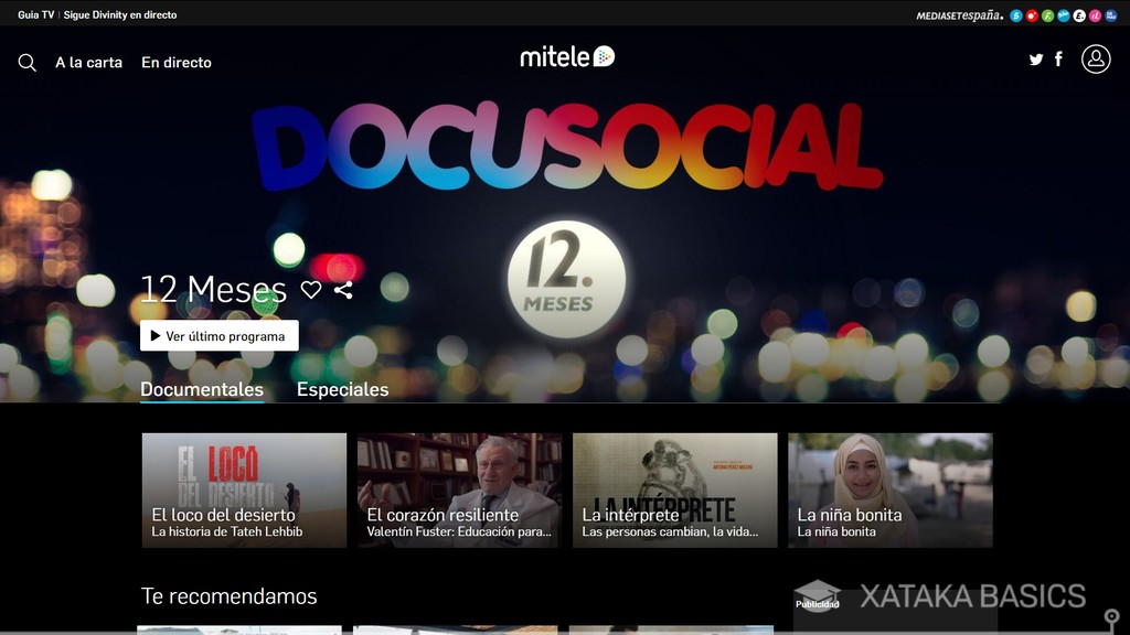 Mitele: cómo ver un programa concreto en directo o diferido