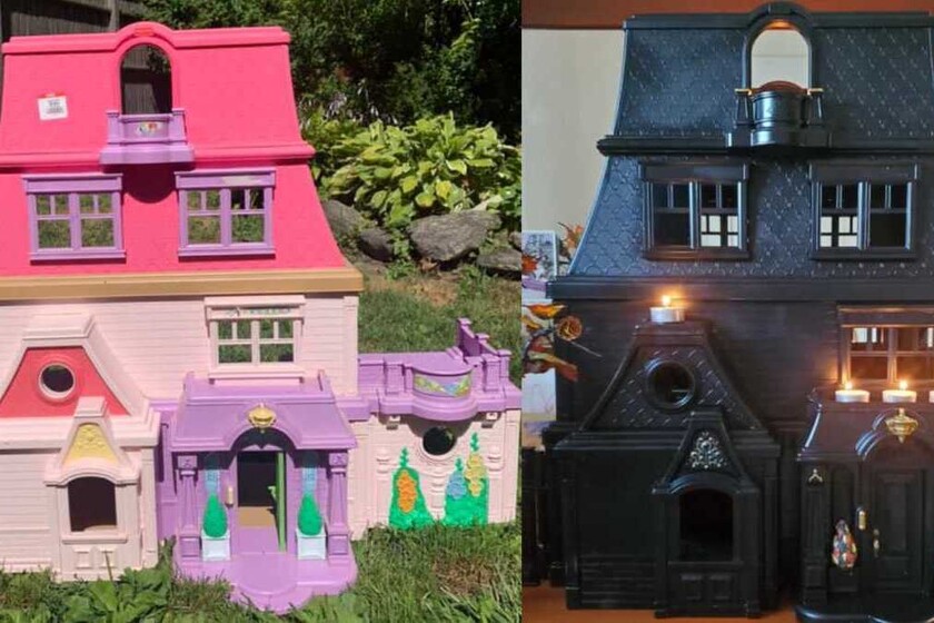 De casas de muñecas a mansiones embrujadas: una idea creativa para ...