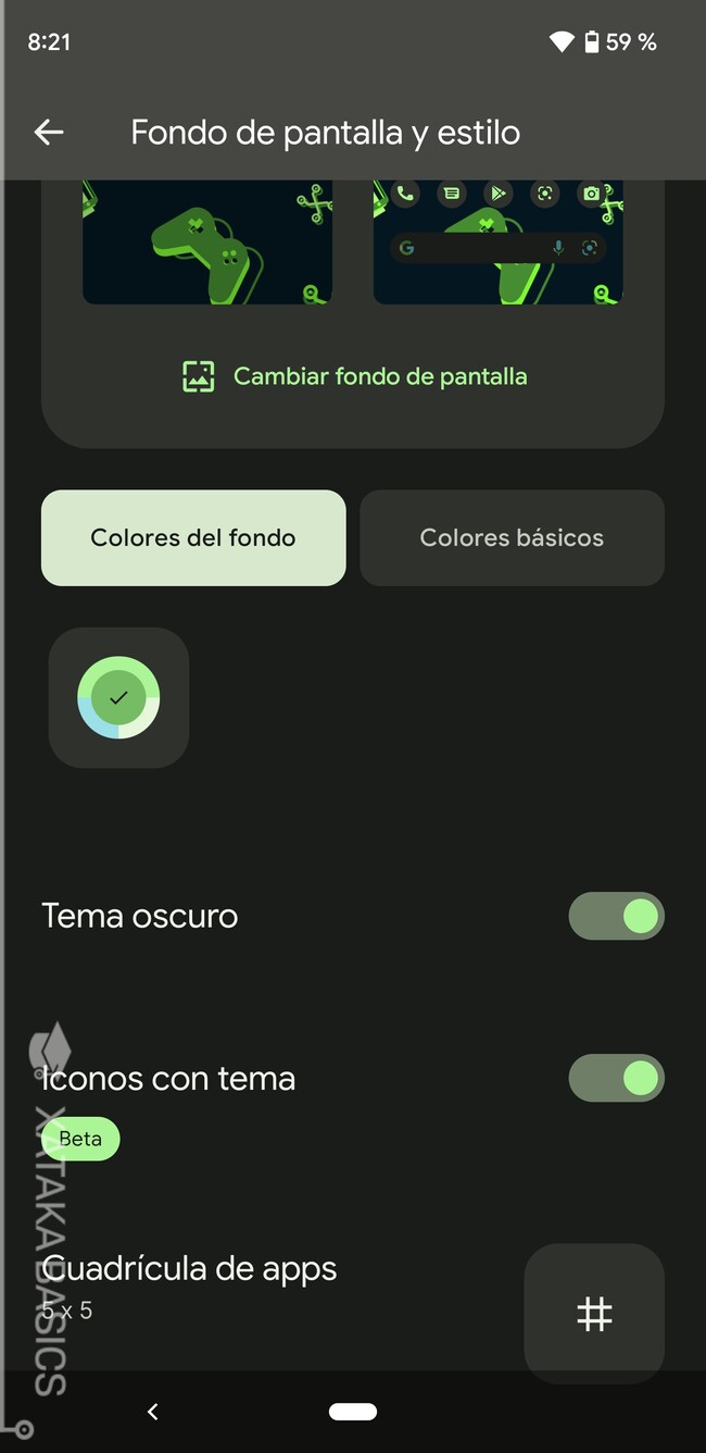 Cómo ponerle a la UI y los iconos de las apps en Android 12 el color ...