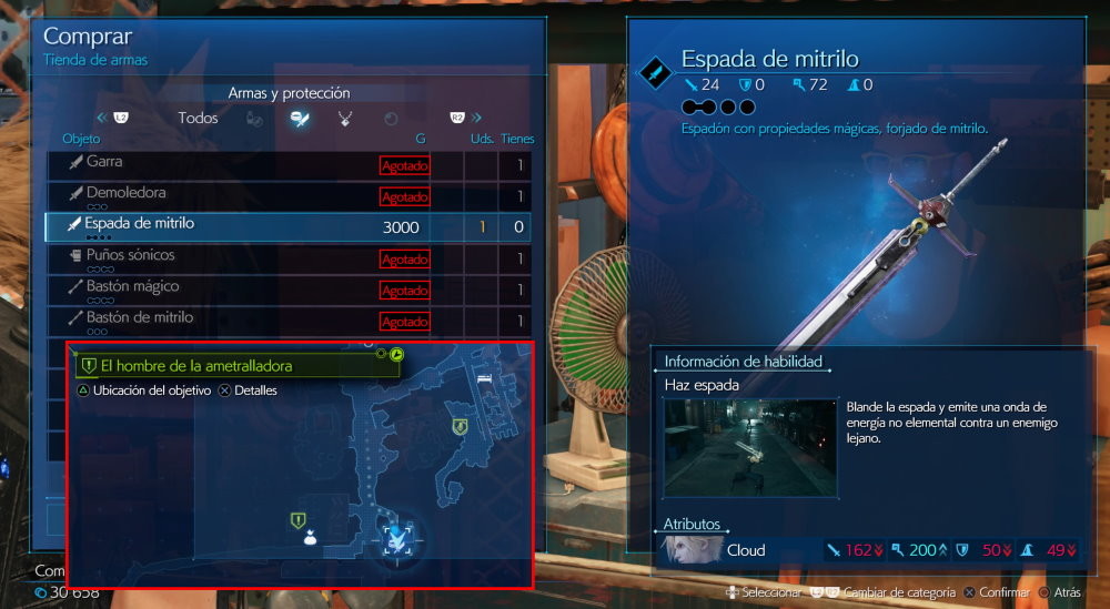 Guía de Final Fantasy VII Remake: cómo conseguir todas las armas de ...