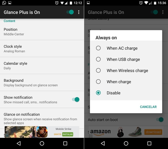 Glance Plus, una app gratis para tener pantalla Always-on en cualquier ...