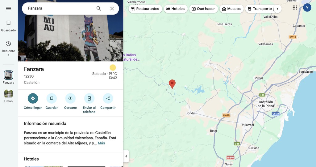Como hacer una ruta en Google Maps con varias paradas y compartirla después