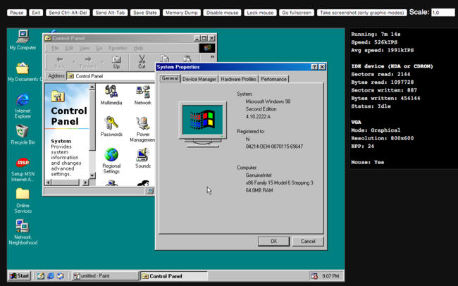 Windows 98 y Linux en tu navegador: revive viejos tiempos con el ...