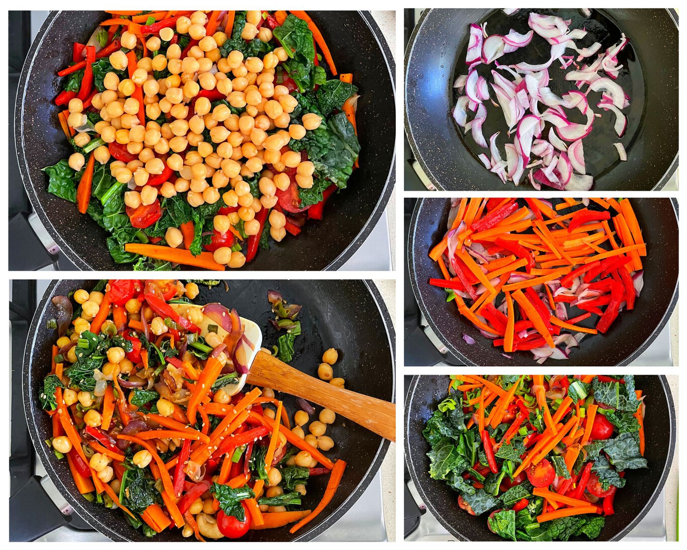 Garbanzos con verduras: una receta fácil, humilde y barata, pero muy ...