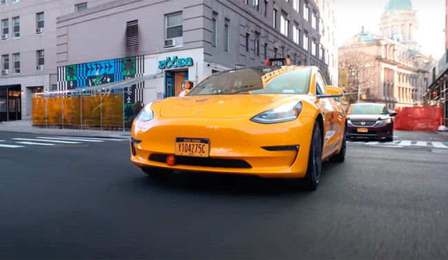 Así es el único Tesla Model 3 convertido en taxi que ya circula por ...