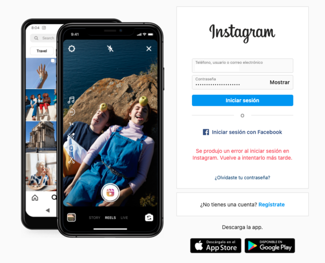 Instagram no ha bloqueado tu cuenta, es un fallo global: la plataforma está suspendiendo a ...