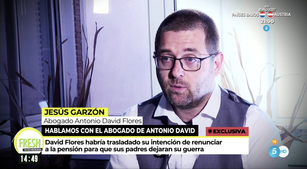 David Flores Jr, dispuesto a renunciar a la pensión si sus padres paran ...