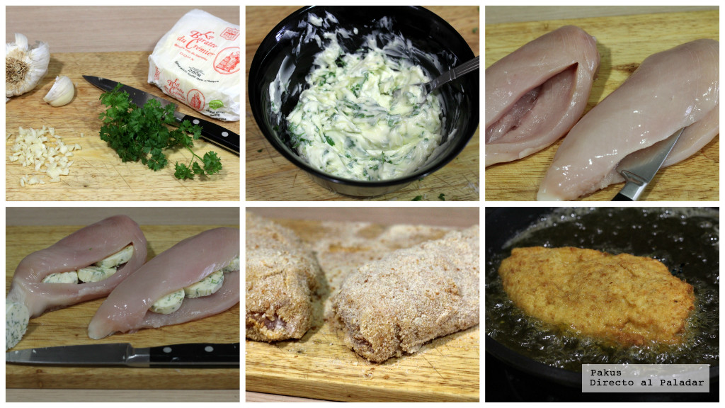 Cómo hacer Pollo a la Kiev, receta