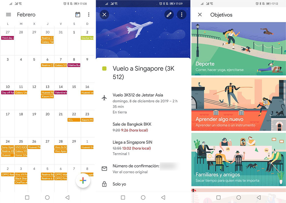 Las mejores aplicaciones de calendario para Android: comparativa a fondo