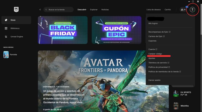 Cómo canjear un código para descargar juegos, accesorios o recompensas ...