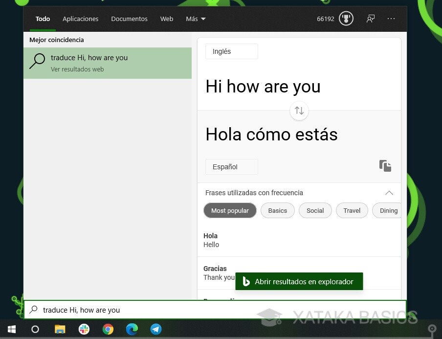 Cómo traducir frases o palabras en Windows 10 desde el menú de inicio ...