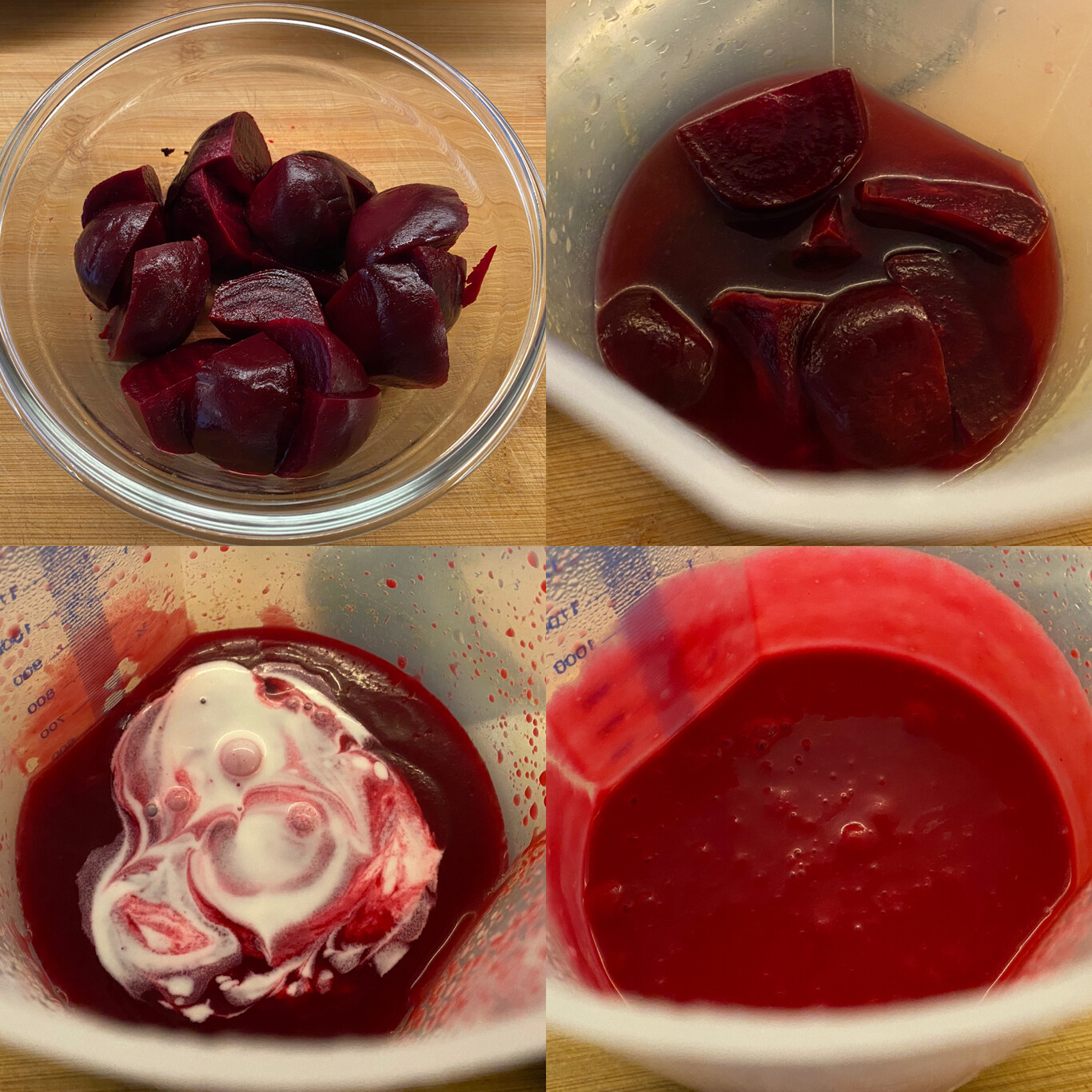 Crema exprés de remolacha, receta de cocina fácil, sencilla y deliciosa