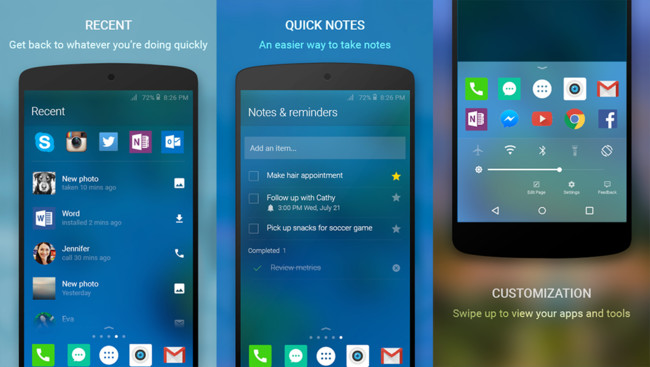 Arrow Launcher, el lanzador de aplicaciones de Microsoft ya disponible en Google Play